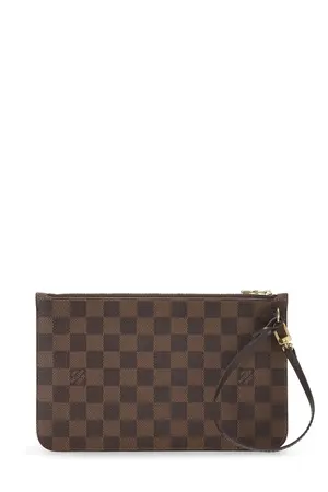 LOUIS VUITTON Damier Ebene Neverfull Pouch Nm