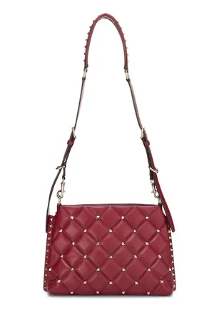 Valentino Garavani Candystud Leather Shoulder Bag