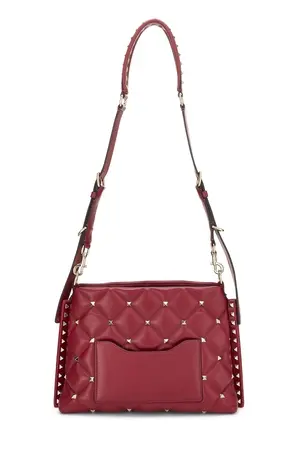 Valentino Garavani Candystud Leather Shoulder Bag