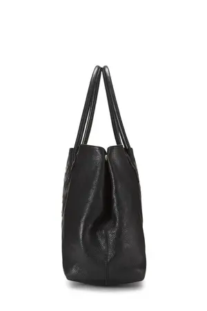 Chrome Hearts Leather Tote With Embroidered Crosses