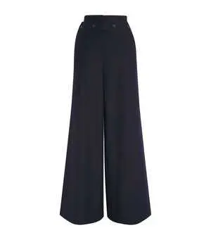 Max & Co. Wool-blend Wide-leg Trousers