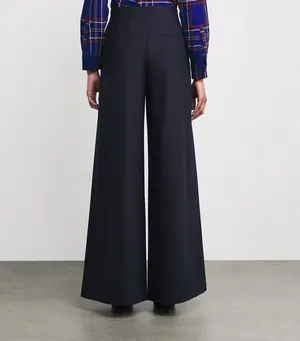 Max & Co. Wool-blend Wide-leg Trousers