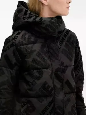 Desigual Printed Padded Coat