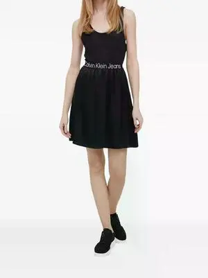 Calvin Klein Logo-trim Mini Dress