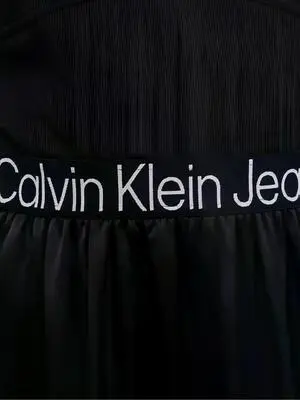 Calvin Klein Logo-trim Mini Dress