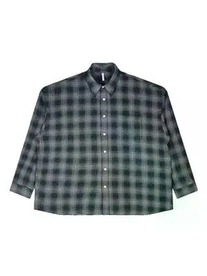 SUNFLOWER Checked Cotton Shirt