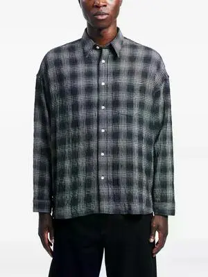 SUNFLOWER Checked Cotton Shirt