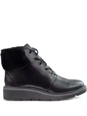 Clarks Textured Boots For Women