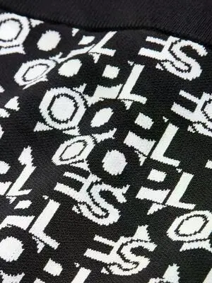 The Kooples Logo-pattern Knitted Mini Skirt