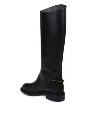SERGIO LEVANTESI Chain-leather Boots