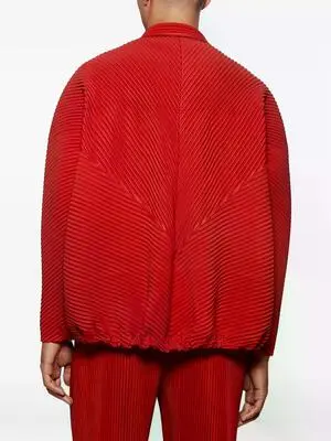 Issey Miyake Plissé Buttoned Jacket