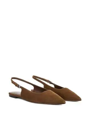 Vince Gracy Slingback Flat Pumps - Brown