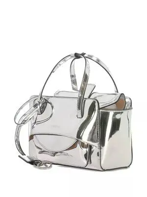 HIDESINS Top Handle Shoulder Bag - Silver
