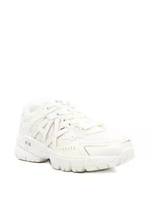 Armani Exchange Logo Panelled Low-top Sneakers