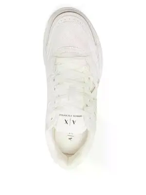 Armani Exchange Logo Panelled Low-top Sneakers