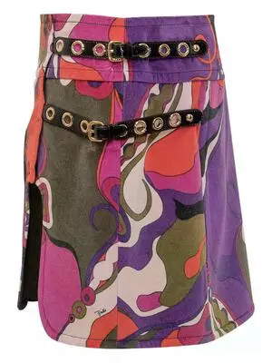 Emilio Pucci Mini Skirt - Purple