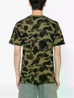 A BATHING APE Logo Printed T-shirt