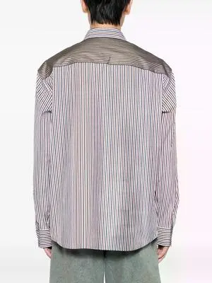 We11Done Striped Button-down Shirt