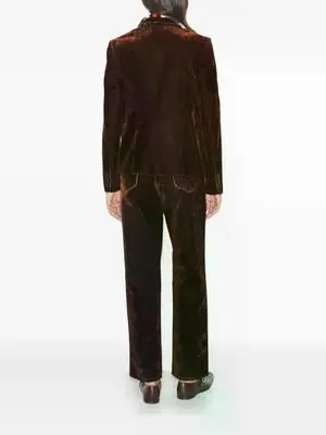 Tory Burch Double-breasted Velvet Blazer