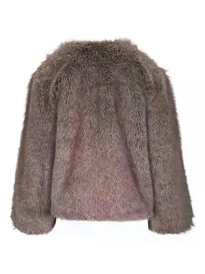 Antonelli Firenze Krumiri Faux-fur Jacket - Brown