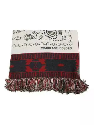 Alanui Bandana Jacquard Scarf - Neutrals