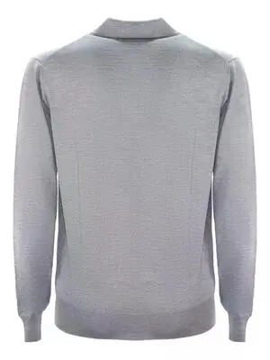 CRUCIANI Long-sleeve Polo Sweater