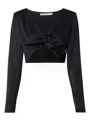 Calvin Klein Velvet Cropped Top