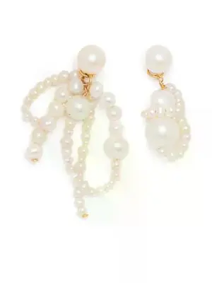 Completedworks Pearl Embellished Earrings - Gold