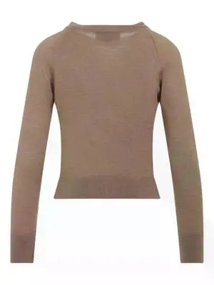 Simone Rocha Sweater With Pearl Chain And Bow Detail