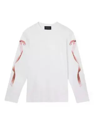 Simone Rocha Ribbon Detail Long-sleeve Sweatshirt