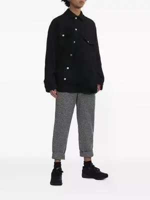 BLACK COMME DES GARÇONS Houndstooth-pattern Trousers
