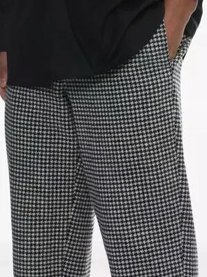 BLACK COMME DES GARÇONS Houndstooth-pattern Trousers