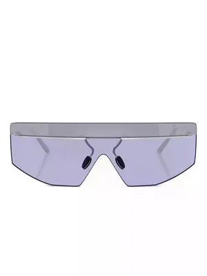 Prada Shield Frame Sunglasses - Silver