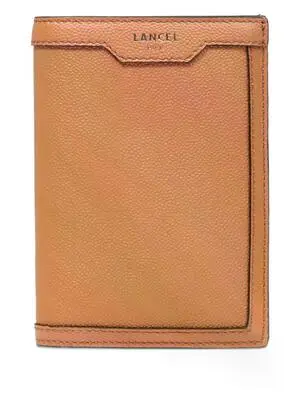 LANCEL Compact Leather Wallet - Brown