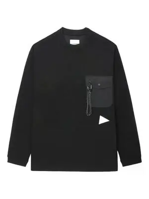 AND WANDER Crew-neck Sweatshirt