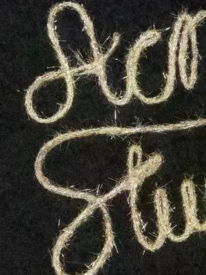 Acne Studios Fringed Logo-detail Scarf