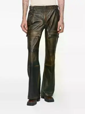 MISBHV Leather Moto Cargo Trousers