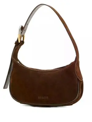 Staud Owen Zip Leather Shoulder Bag