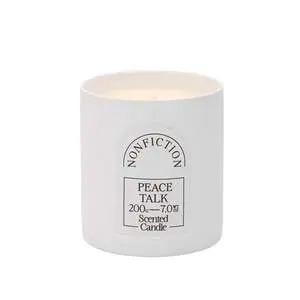 NONFICTION Peace Talk Scented Candle - One-color