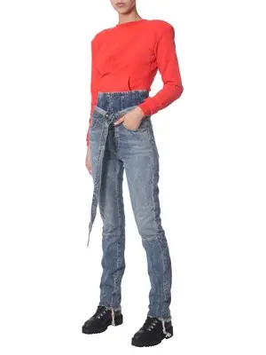 BEN TAVERNITI UNRAVEL PROJECT Crew Neck Sweatshirt - Red