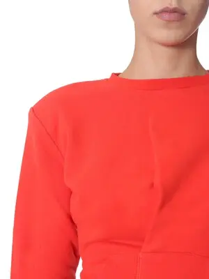 BEN TAVERNITI UNRAVEL PROJECT Crew Neck Sweatshirt - Red