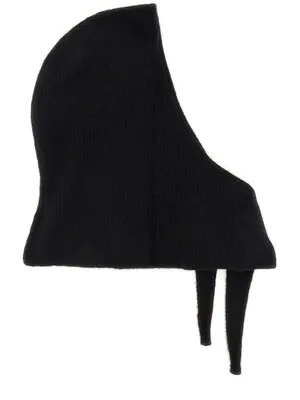 GANNI Wool Balaclava - Black