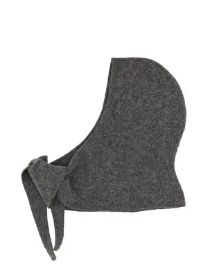 GANNI Alpaca Balaclava Grey