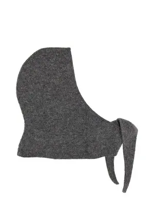 GANNI Alpaca Balaclava - Grey