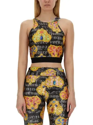 Versace Printed Top