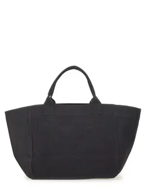 GANNI Banana Print Xxl Tote Bag - Black