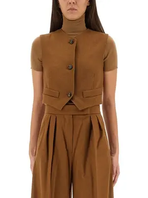 Max Mara Camel Hair Edda Vest