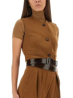 Max Mara Camel Hair Edda Vest