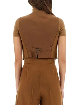 Max Mara Camel Hair Edda Vest