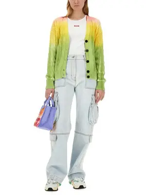 MSGM Degrade Cardigan - Multicolour